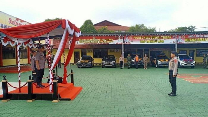 Polres HST Gelar Pasukan Operasi Lilin Intan, Ini 5 Gereja di HST yang Diamankan Saat Nataru ...