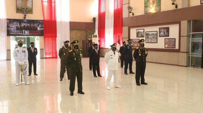 Berlangsung Virtual, Begini Upacara Peringatan HUT ke-75 TNI di Korem 102 Panju Panjung Kalteng ...