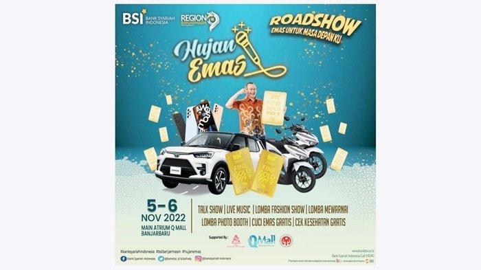 Road Show Hujan Emas BSI di Pusat Perbelanjaan Banjarbaru - Banjarmasinpost.co.id