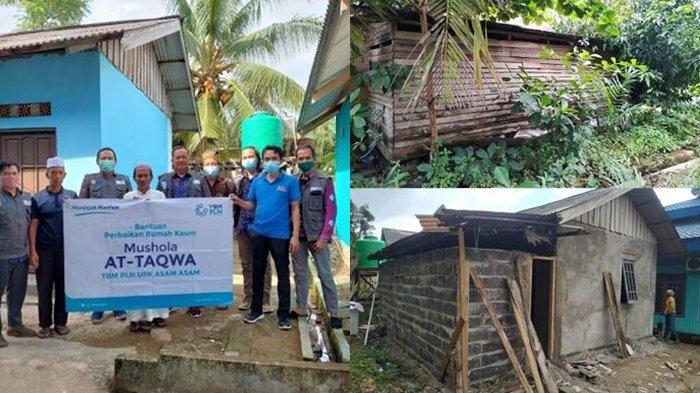 Bedah Rumah Marbot Mushola At-Taqwa, YBM PLN UPK Asam Asam maksimalkan ...