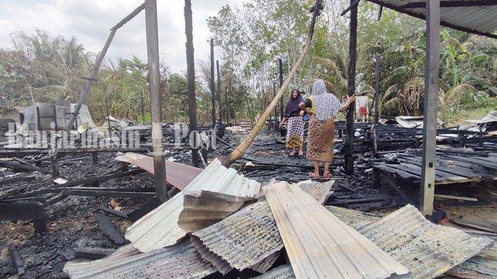 Hanguskan Lima Rumah, Kerugian Kebakaran di Kulur Tapin Capai 450 Juta Rupiah - Banjarmasinpost ...