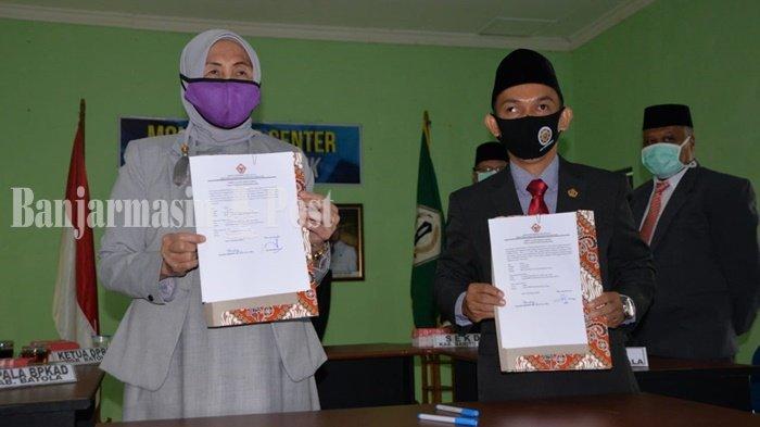 Batola Raih WTP Kali Kelima, LHP LKPD Diserahkan melalui Vidcon - Banjarmasinpost.co.id