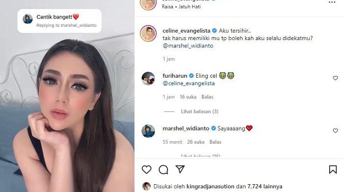 Tingkah Celine Evangelista Terpikat Marshel Widianto Menjadi Sorotan ...