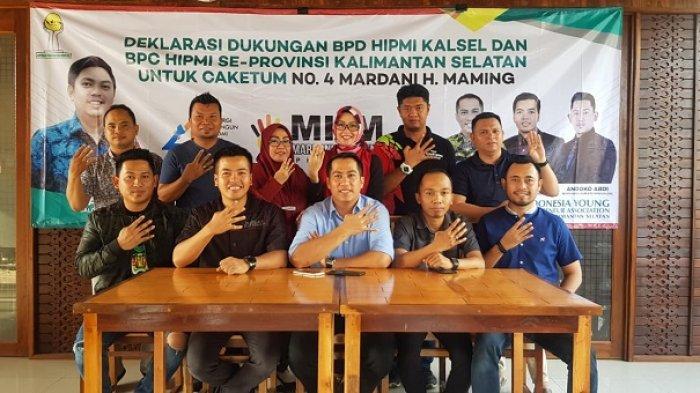 Dukung Mardani Caketum BPP Hipmi Kalsel 2019-2022, Hipmi Kalsel ...