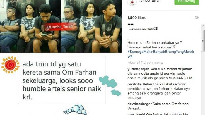Foto Farhan Naik Kereta Api Listrik Beredar di Dunia Maya, Netizen: Salut! - Banjarmasinpost.co.id