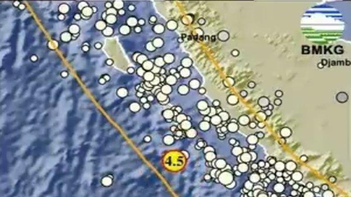 Gempa Magnitudo 4,5 Guncang Mukomuko Bengkulu Pagi Ini, BMKG : Pusat Getaran di Laut ...