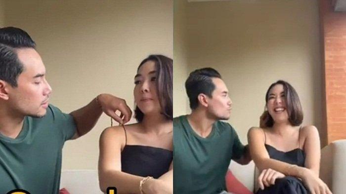 Ulah Gisella Anastasia ke Rino Soedarjo di Pantai Terekam Video, Luruskan Tali Dress Kekasih ...