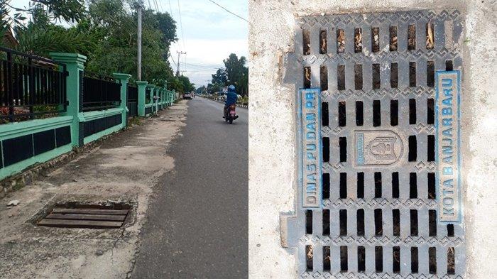 Pencuri Tutup Drainase Beraksi di Banjarbaru, Puluhan Grill Besi Raib Dicuri, PUPR Lapor Polisi ...