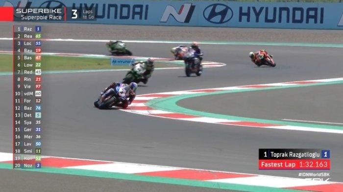 Hasil WSBK Mandaika 2022 Toprak Tercepat Sesi Superpole dan Link Streaming Trans7 Gratis Race ...