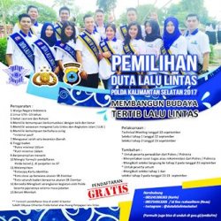 Pengen Jadi Duta Lalu Lintas? Ini Lho Syaratnya - Banjarmasinpost.co.id