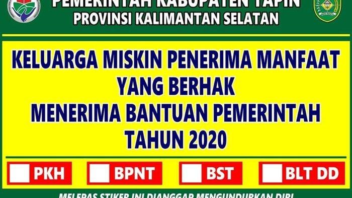 Rumah Penerima Bansos Dana Desa Bakal Ditempel Stiker Khusus ...