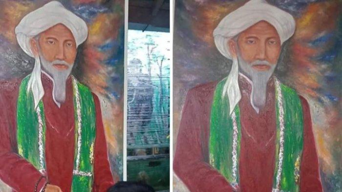 Iduladha, Pelukis Asal Tapin ini Tuntaskan Lukisan Datu Kelampayan ...