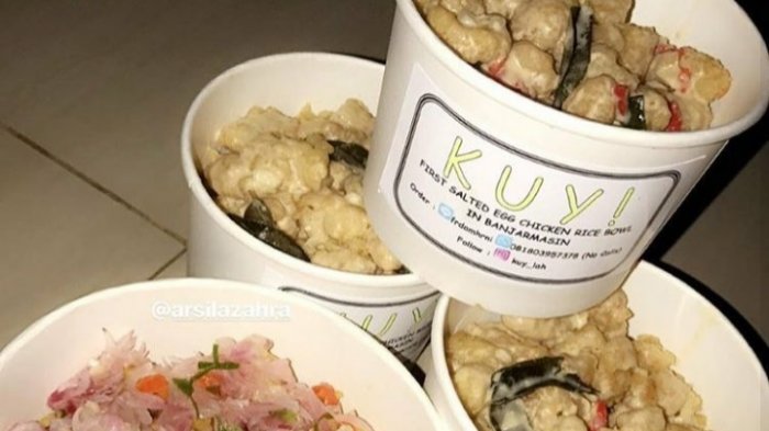 Salt Egg Chicken Rice Bowl, Ayam Telur Asin Lezatnya Ada di Kuylah Ini ...