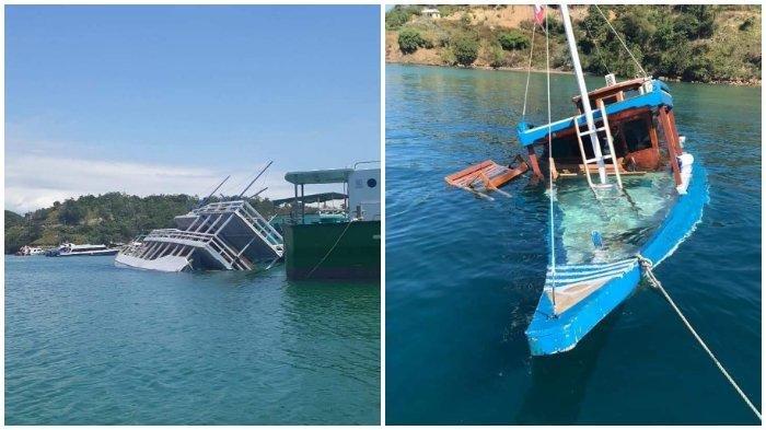 Labuan Bajo Viral Sejumlah Kapal Wisata Tenggelam Dampak Pandemi Corona - Banjarmasinpost.co.id
