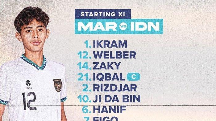 Sekarang! Link TV Online Indosiar - SCTV Timnas U17 vs Maroko Piala ...