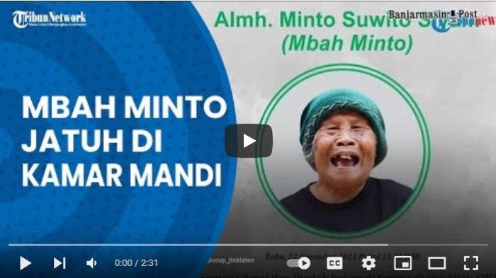VIDEO Kronologi Meninggalnya Mbah Minto Youtuber Viral Klaten ...
