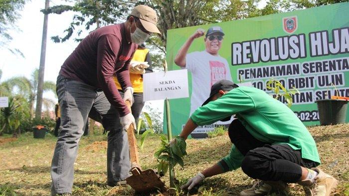 Tanam Pohon Ulin, Pj Sekda Sebut Kebun Raya Balangan Bakal Jadi Tempat Konservasi dan Penelitian ...