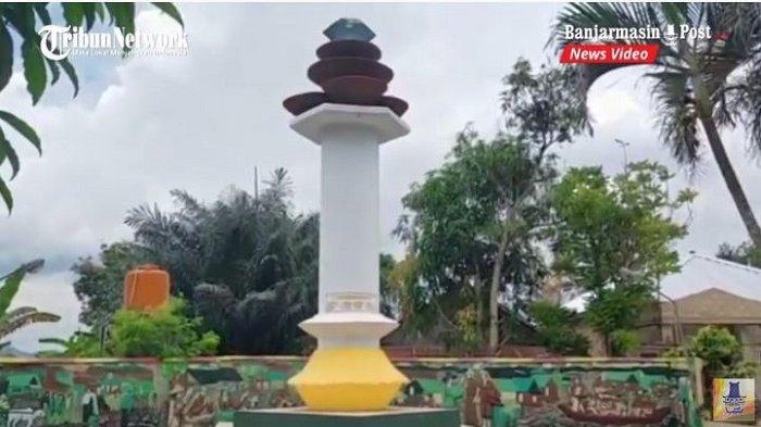 VIDEO Monumen Tugu Intan Trisakti di Cempaka, Bukti Temuan Intan ...