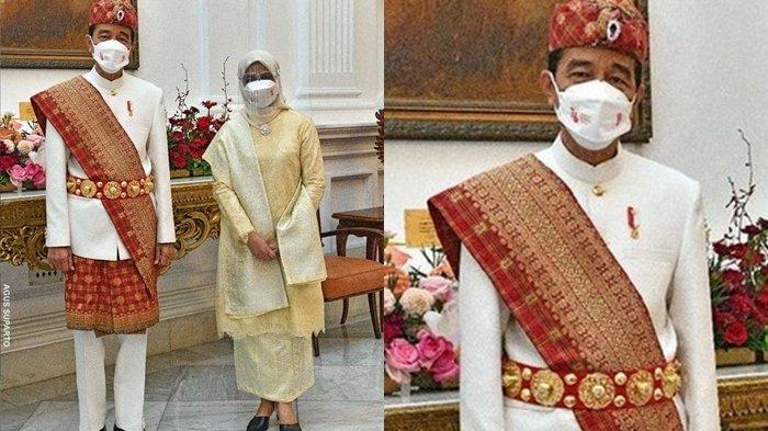 Dipakai Presiden Jokowi Saat HUT ke-76 RI, Ini Makna Filosofis Pakaian Adat Pepadun Lampung ...