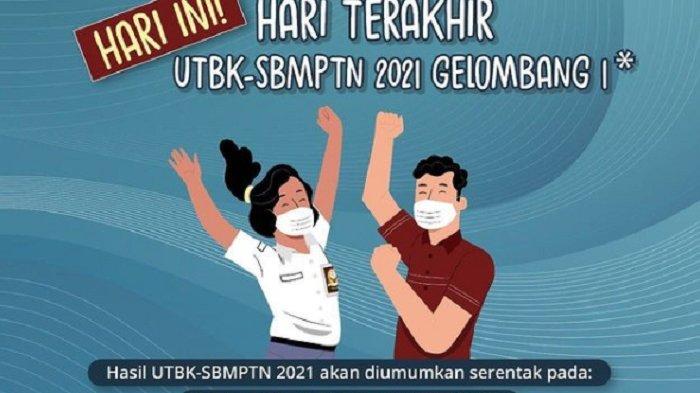 Hasil UTBK-SBMPTN 2021 Diumumkan 14 Juni 2021, Serentak Pukul 13.00 WIB ... Hasil UTBK-SBMPTN 2021 Diumumkan 14 Juni 2021, Serentak Pukul 13.00 WIB ...