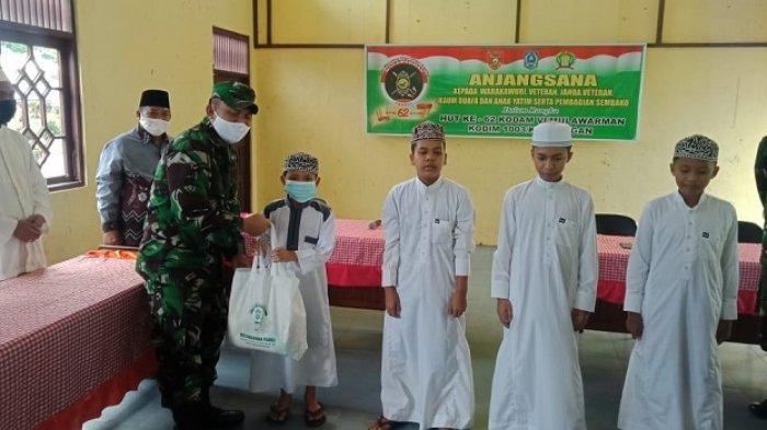 Sambut HUT ke -62 Kodam VI Mulawarman, Kodim 1003 Salurkan Ratusan Paket Sembako ke Panti Asuhan ...