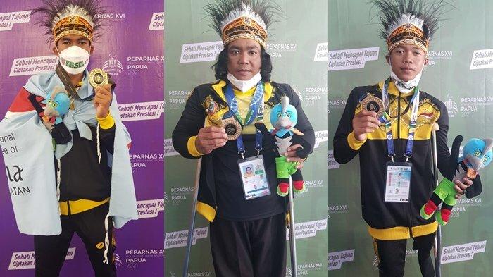 Atlet Renang NPC Kalsel Borong Medali di Peparnas XVI Papua, Raih 3 Emas, 3 Perak dan 1 Perunggu ...