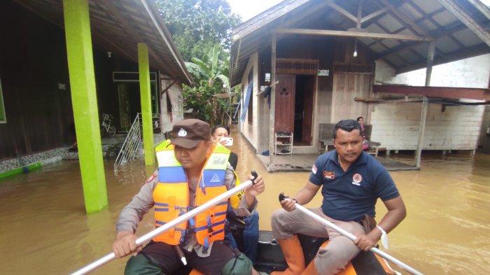 Sungai Meluap, Dua Desa di Haruai Tabalong Kebanjiran, Jalan Longsor di ...