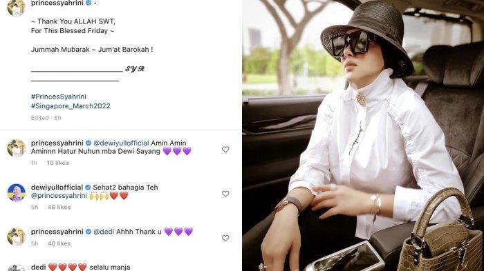 Pose Manja Syahrini di Mobil Curi Perhatian, Lihat Penampakan Istri ...