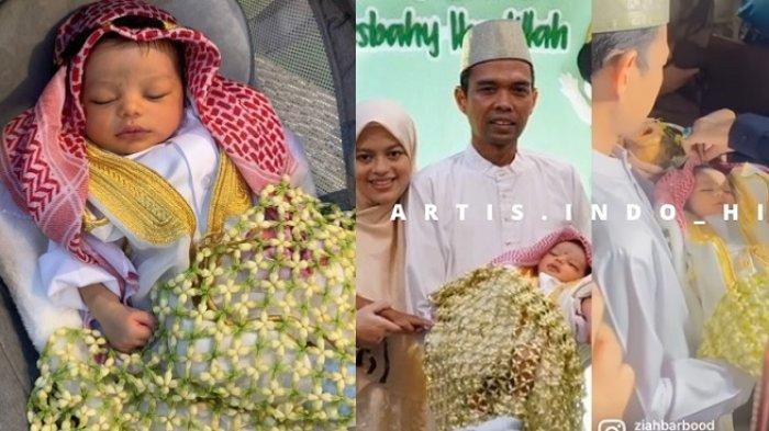Intip Potret Tampan Bayi Ustadz Abdul Somad dan Fatimah Az Zahra, Samy Ahmad Kini Sudah Disunat ...