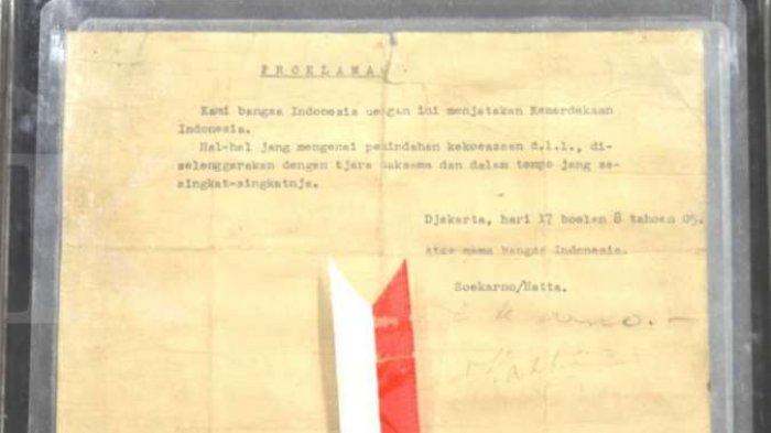 Naskah Teks Proklamasi yang Dibacakan Soekarno, Bisa Dibaca Saat HUT ke ...