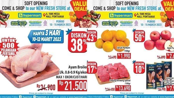 Promo Besar-besaran Hypermart Hari ini 10 sampai 13 Maret 2023 ...