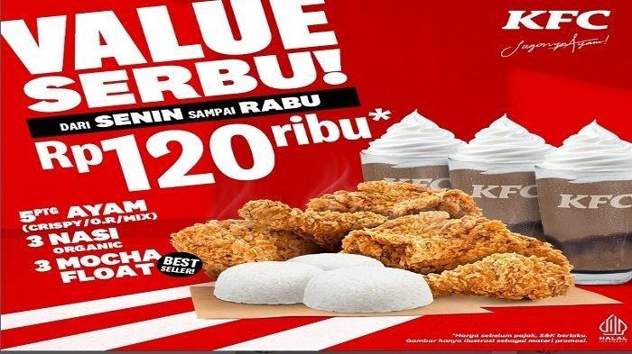 Promo KFC Rabu 23 November 2022, Makan Besar Bersama Teman Hanya Rp 120 ...