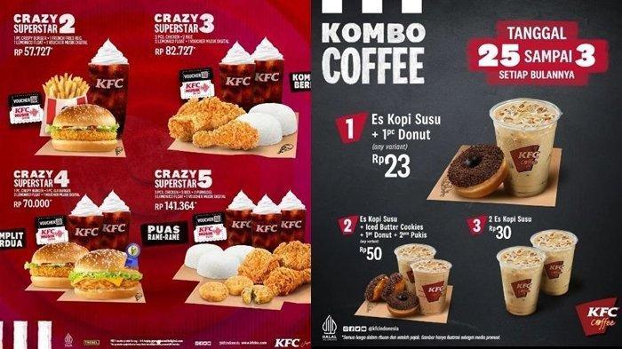 Promo KFC Hari Ini, 5 potong Ayam + 3 nasi + 3 Mocha Float Cuma Rp 120.000, Nikmati Bersama ...