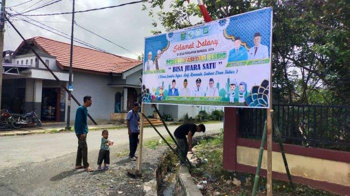Panitia dan Warga Nunggal Jaya Gontong Royong Persiapan FASI Dan FESBIO ...