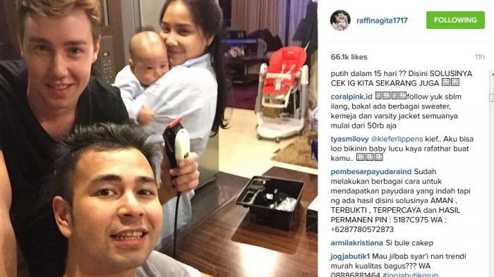 Pantes Keren! Ternyata Penata Rambut Raffi Ahmad Bule Amsterdam ...