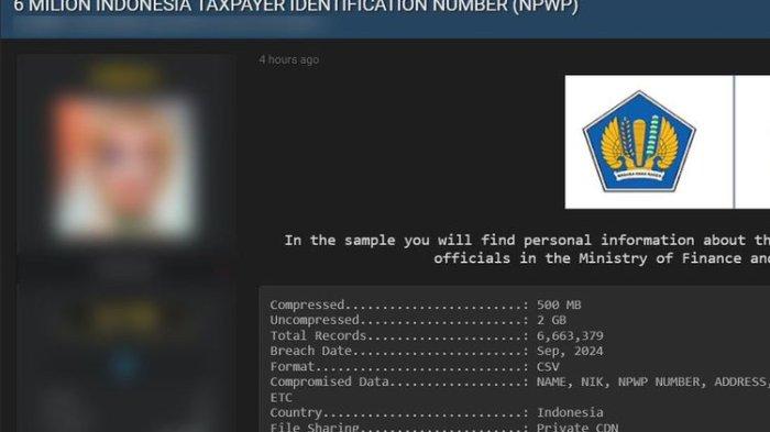6 Juta Data NPWP Bocor Termasuk Punya Jokowi dan Sejumlah Menteri ...