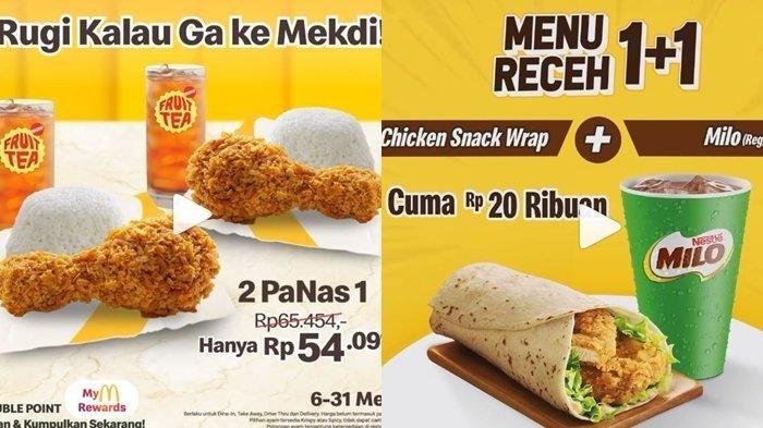 Promo McDonalds Rabu 17 Mei 2023, Ada Menu Receh 1+1 Cuma Rp20 Ribuan - Banjarmasinpost.co.id
