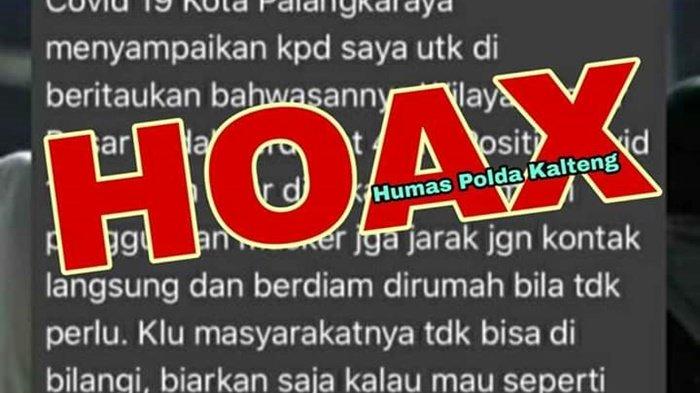 Polda Kalteng Gencar Berantas Hoaks di Medsos Saat Pandemi Covid-19 ...