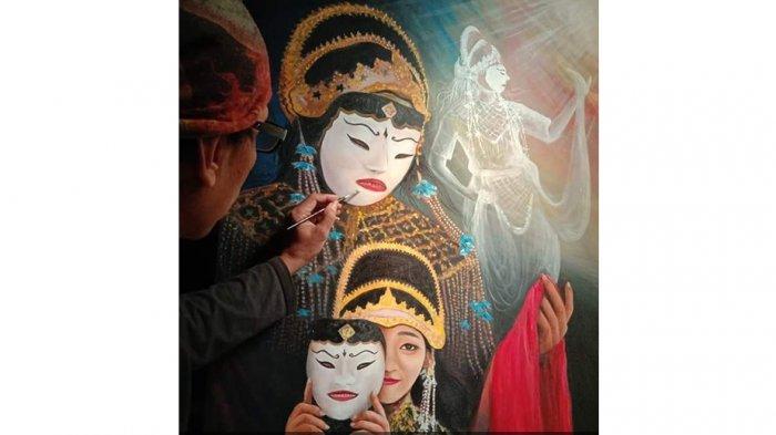 Berpartisipasi di Pameran Lukisan di Taman Budaya Kalsel, Pelukis ...