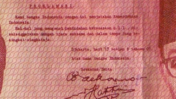 Isi Teks Proklamasi Asli Jelang Peringatan Kemerdekaan HUT RI ke-74 17 ...