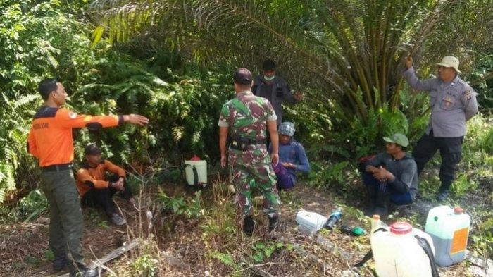 Deteksi Dini Karhutla, Tim Terpadu Kecamatan Timpah Rutin Lakukan Ini - Banjarmasinpost.co.id