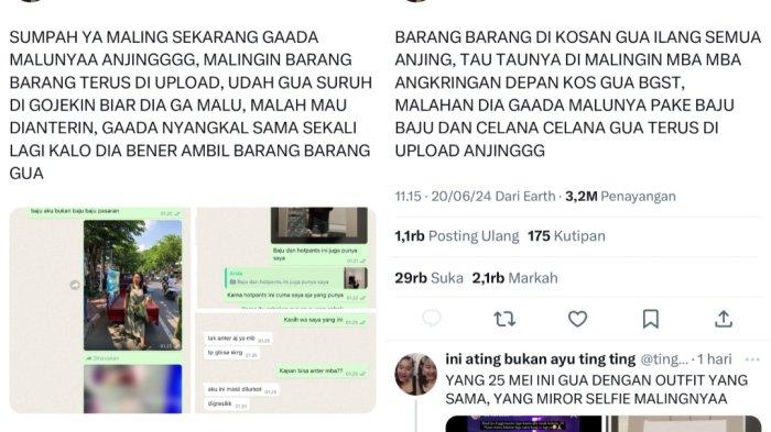 Viral Pencuri di Surabaya Santai Posting Pakai Baju Hasil Curian, Tak Malu saat Ditagih ...