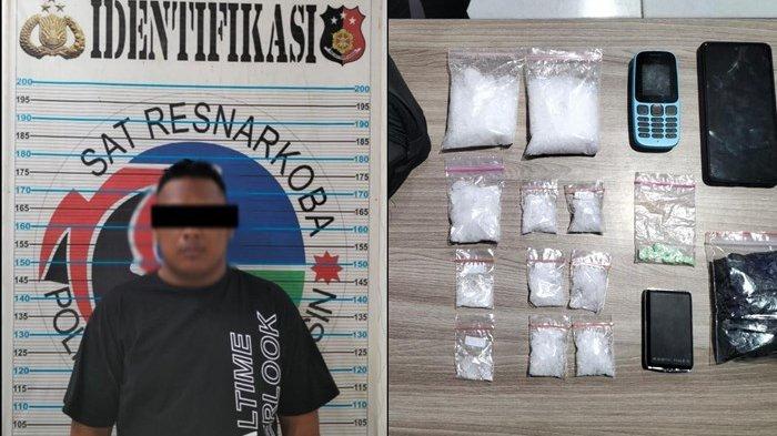 Diciduk Polisi, Tukang Ojek di Banjarmasin ini Terbukti Miliki Ratusan Gram Sabu dan Ekstasi ...