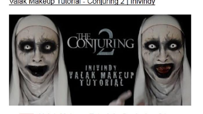 Makeup Hantu Valak | Saubhaya Makeup