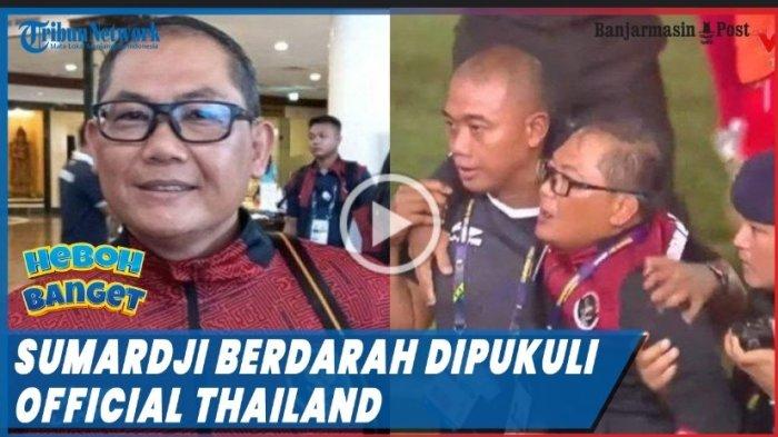 VIDEO HEBOH BANGET Sumardji, Manajer Timnas Indonesia Bibirnya Berdarah ...