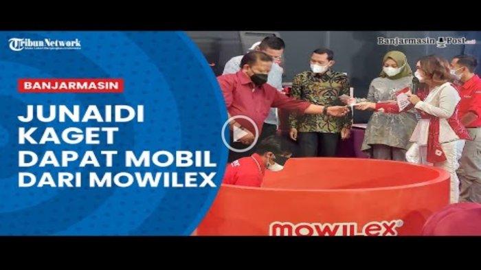 VIDEO Ahmad Junaidi dari Tanjung Kaget dapat Hadiah Mobil dari Mowilex - Banjarmasinpost.co.id