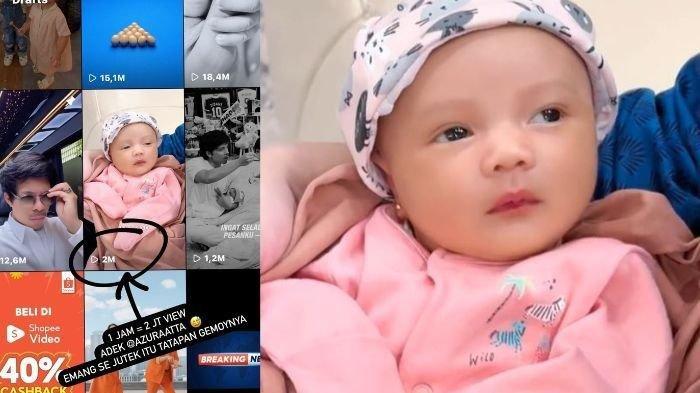 Pamor Azura Anak Kedua Atta Halilintar, Video Wajah Jutek Ditonton 2 Juta Kali dalam Sejam ...