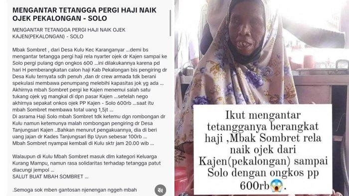 Kisah Viral Mbah Sombret Keluarkan Uang Rp 600 Ribu untuk Ojek Demi Antarkan Tetangga Naik Haji ...