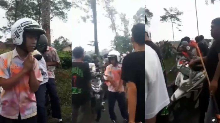 Viral di Instagram, Sekelompok Pelajar SMP Konvoi Rayakan Kelulusan, Tertangkap Basah Bawa Ini ...