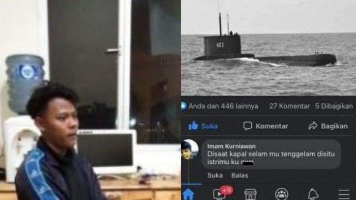 VIRAL Komentar Tak Senonoh Soal Istri Awak KRI Nanggala-402, Pria Ini ... VIRAL Komentar Tak Senonoh Soal Istri Awak KRI Nanggala-402, Pria Ini ...